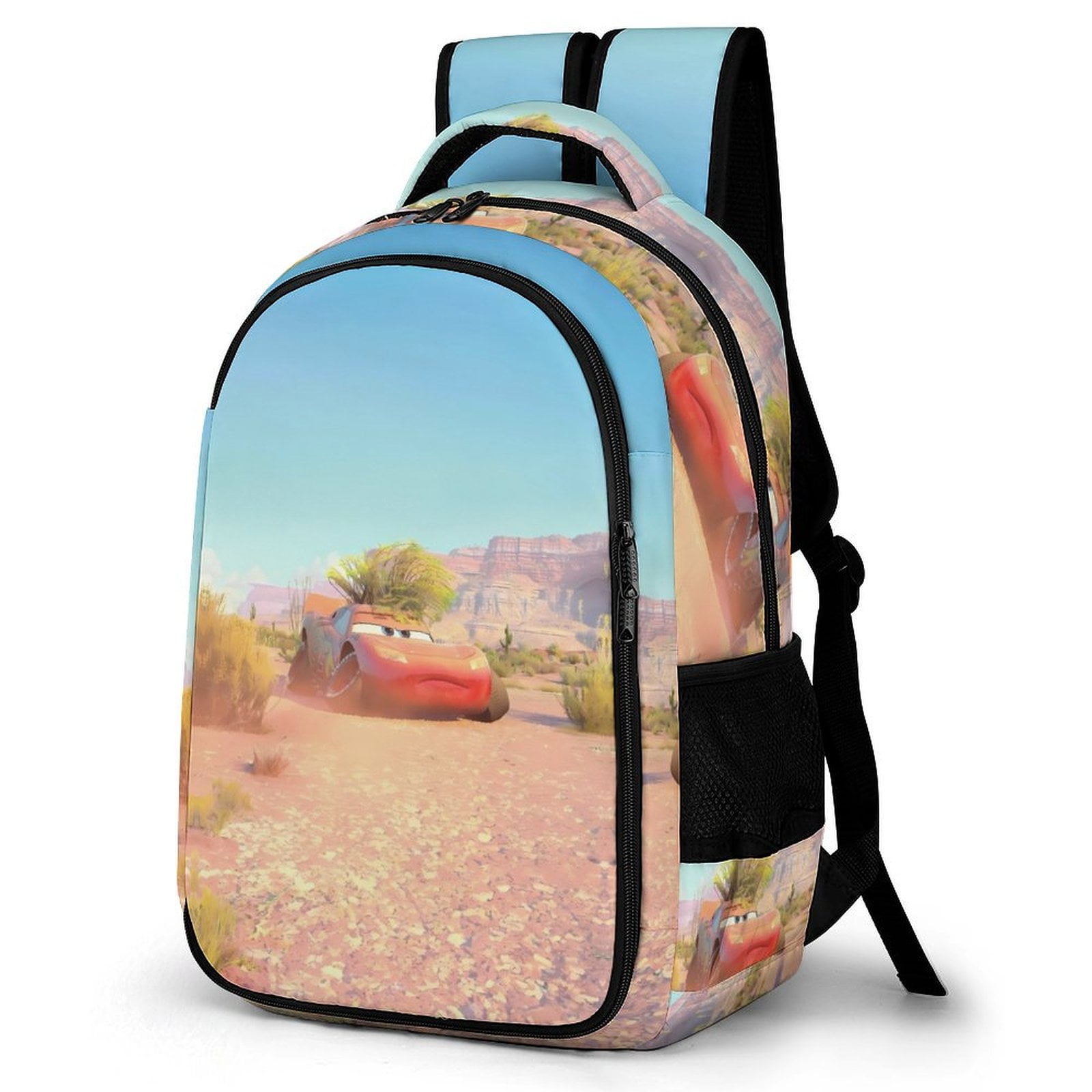 Lightning-McQueen Backpack, Lightweight Dual Zippers School Backpacks ...