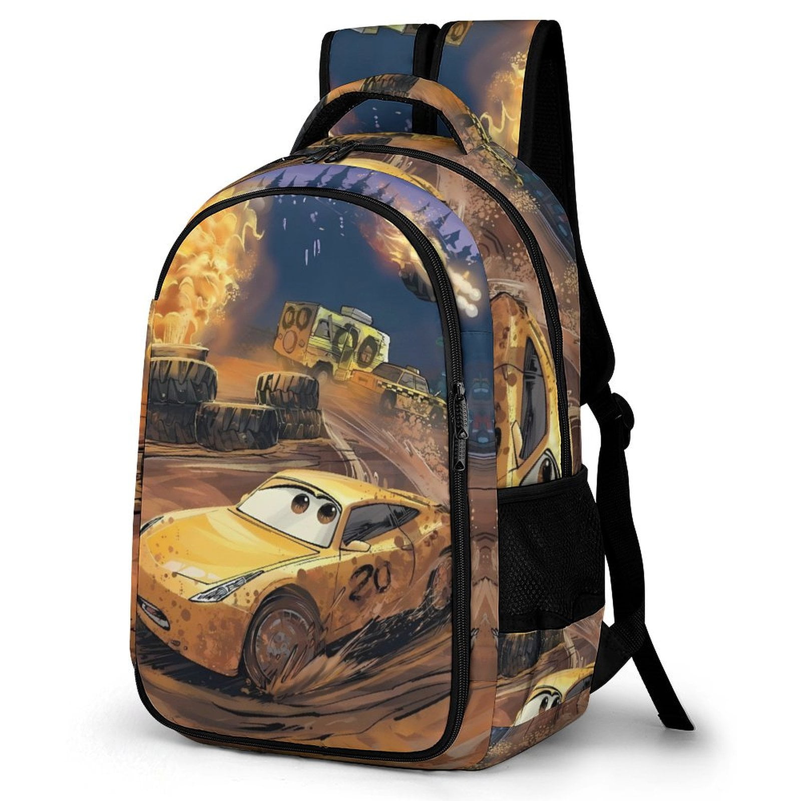 Lightning-McQueen Backpack, Lightweight Dual Zippers School Backpacks ...
