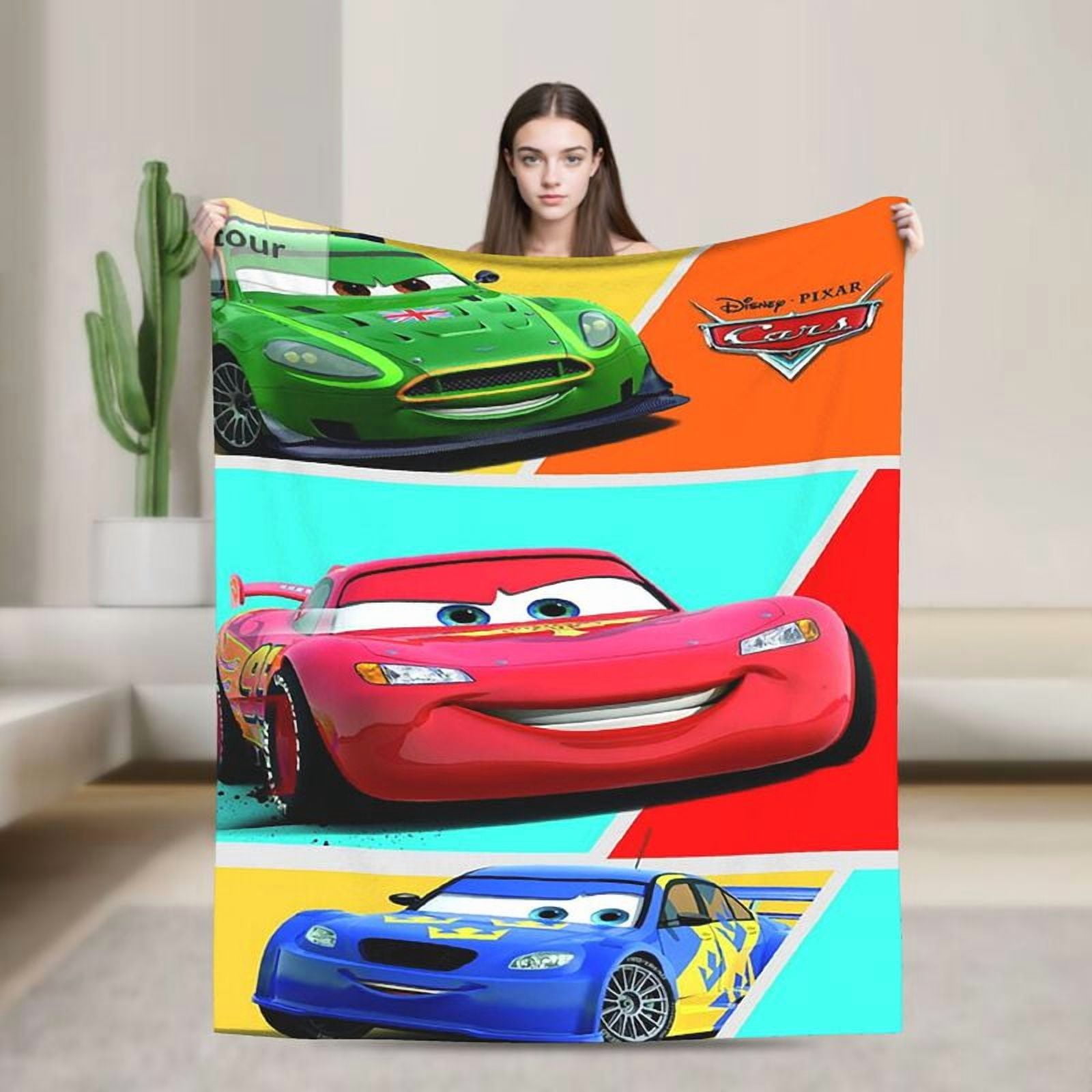 Lightning McQueen Blanket - Super soft, lightweight, and comfortable bedding for kids and adults ...