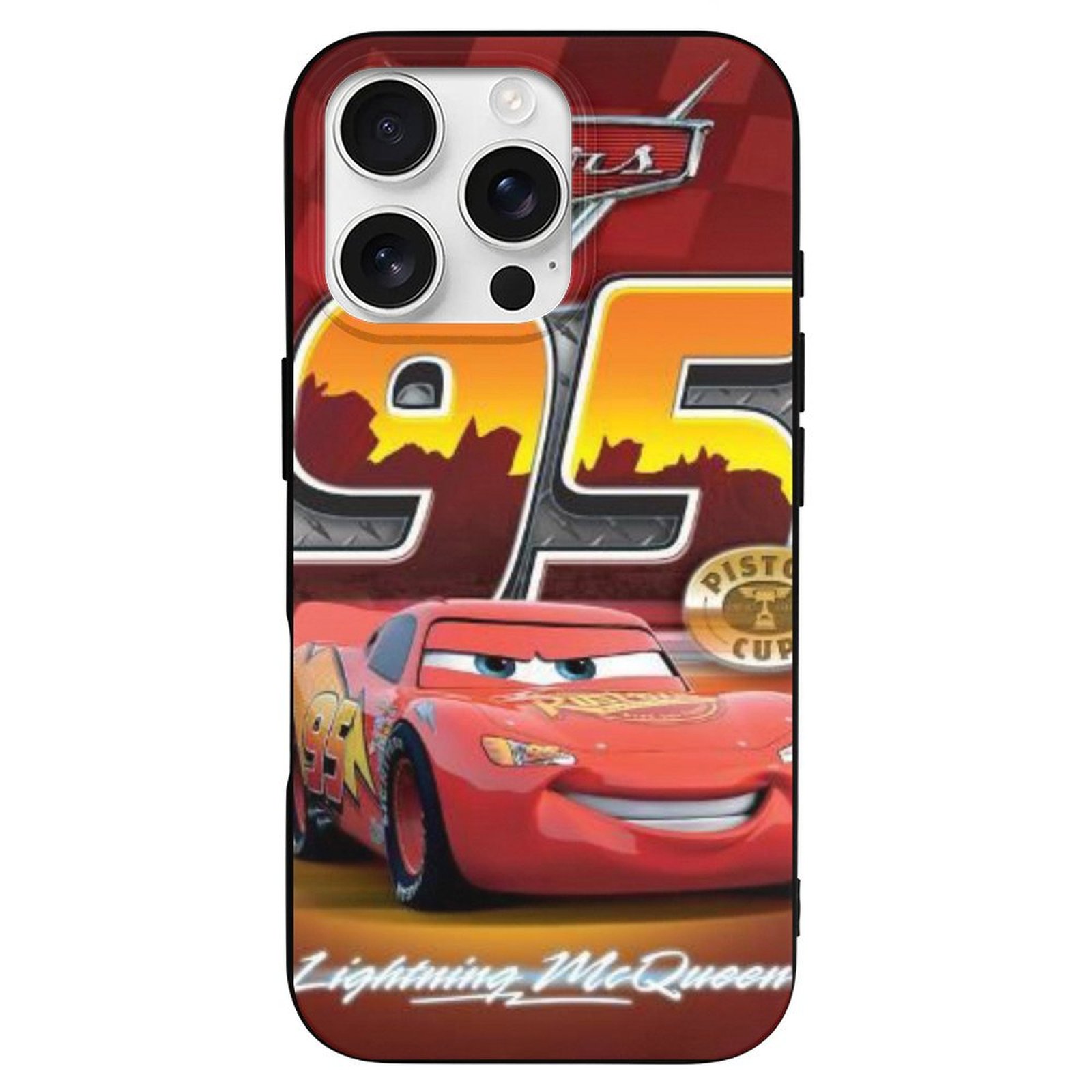 Lightning McQueen Car Case for iPhone 16 Pro Lightning McQueen Car ...