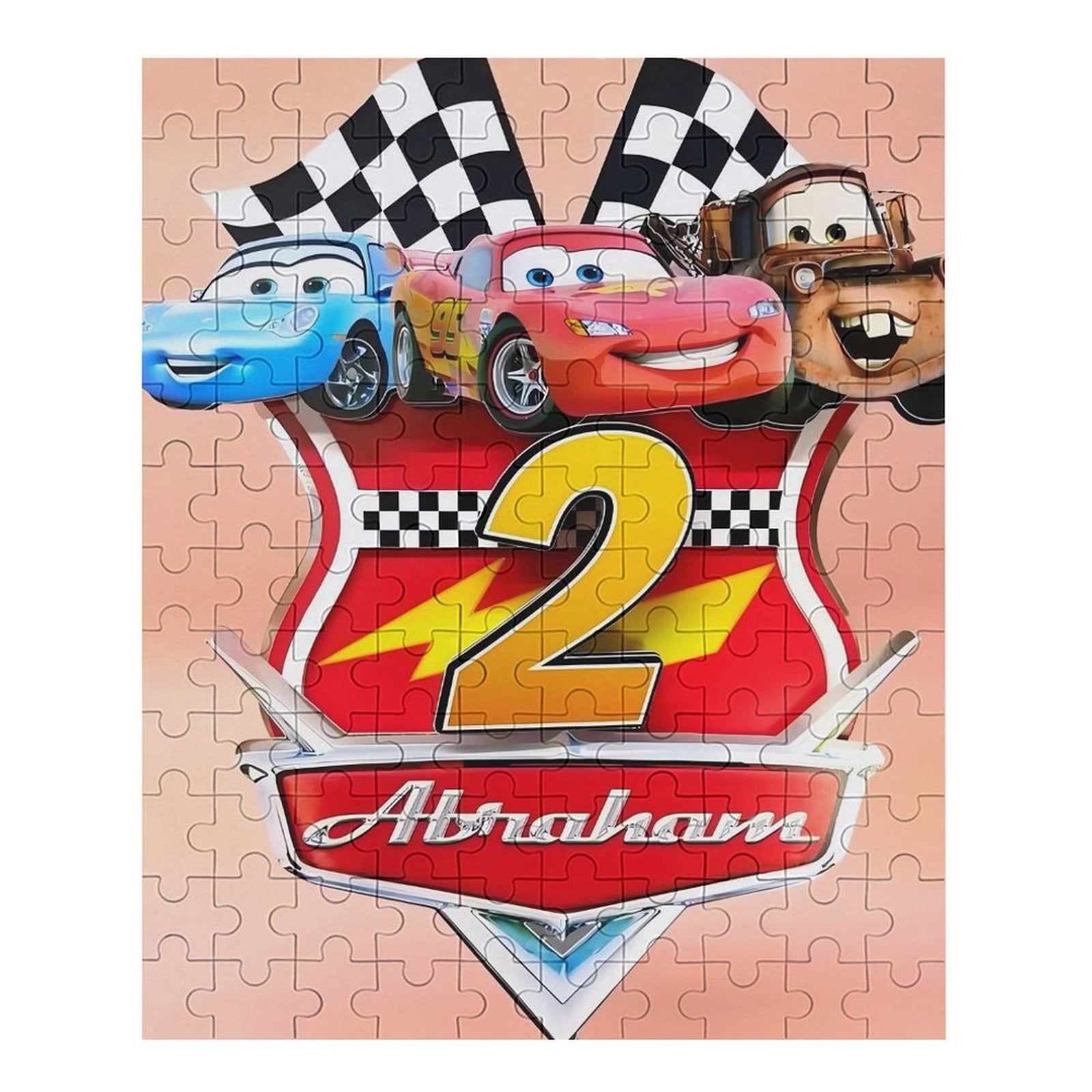 Lightning McQueen Christmas Jigsaw Puzzles Interlocking puzzles for ...