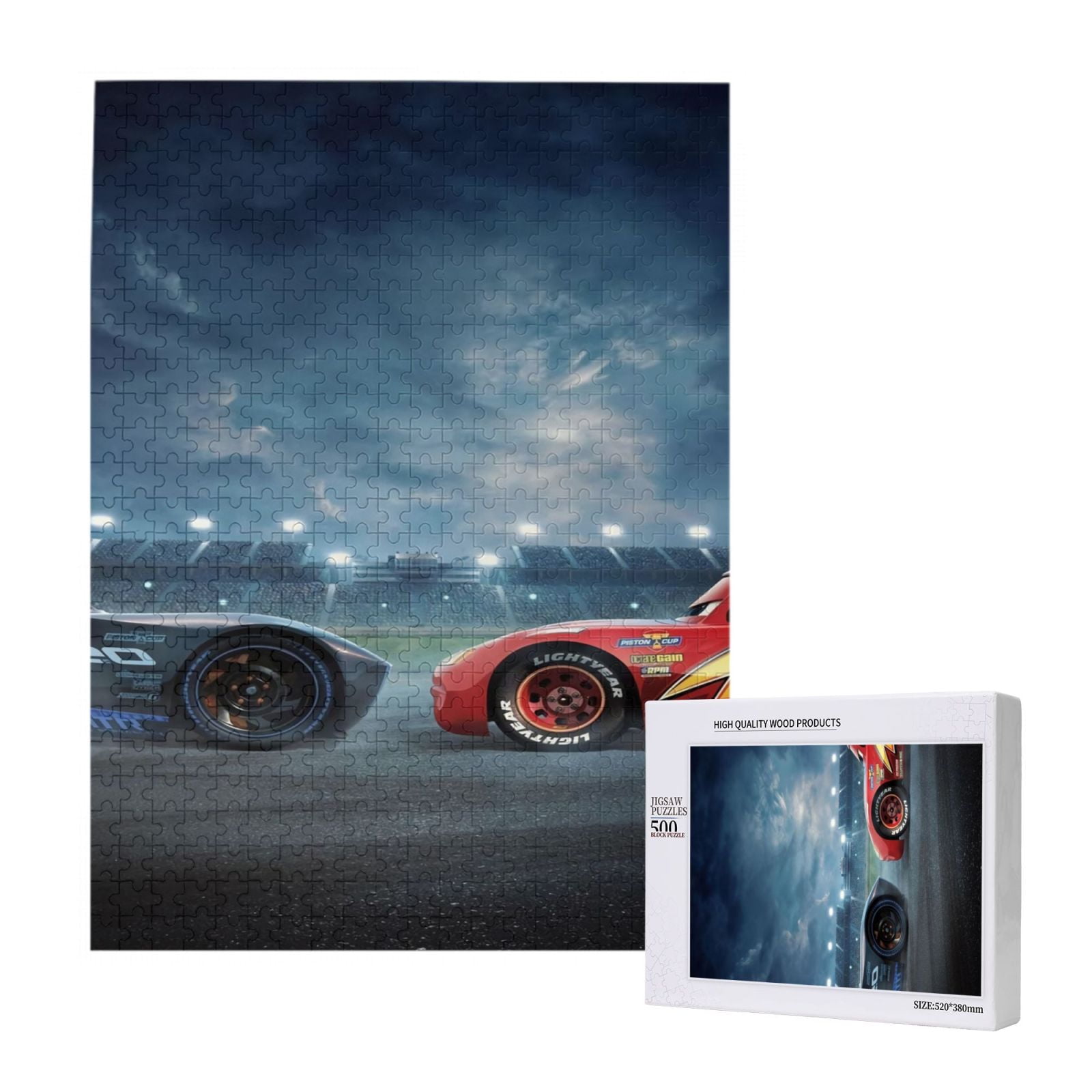 Lightning McQueen Jigsaw Puzzle Interactive Brain Teaser Board Game for ...