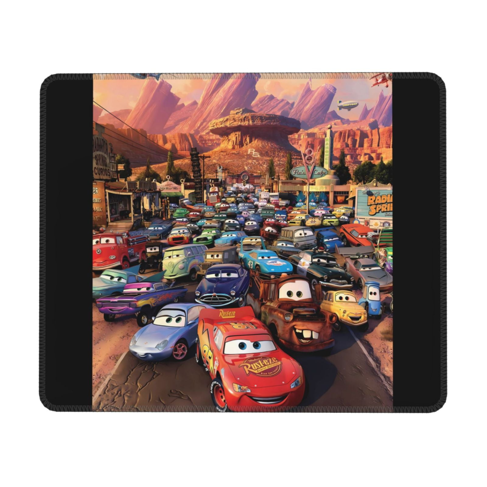 Lightning McQueen Mouse Pad Square Mouse Pad for Desk Soft Computer ...
