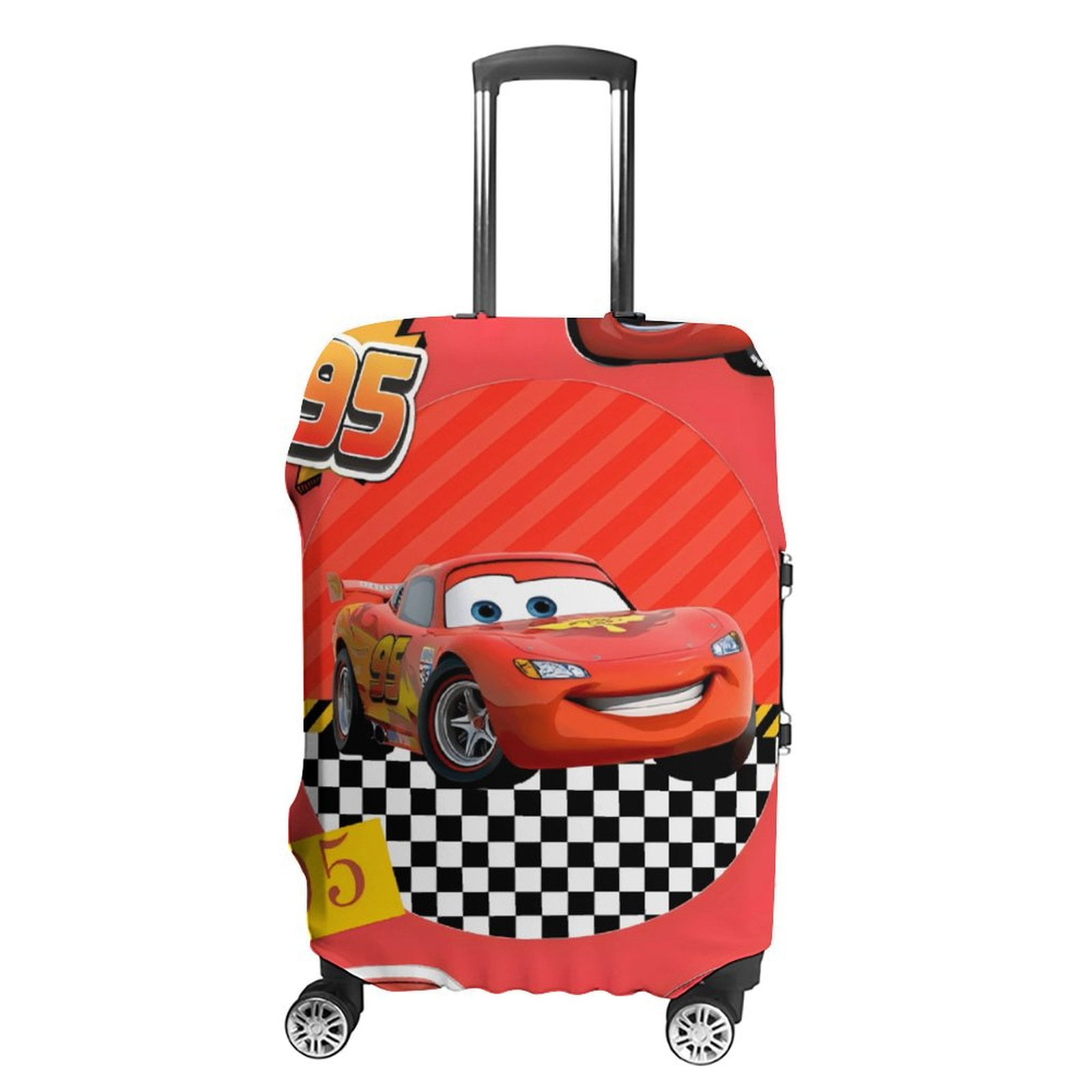 Lightning McQueen Travel Luggage Cover Luggage Cover fits L suitcase ...