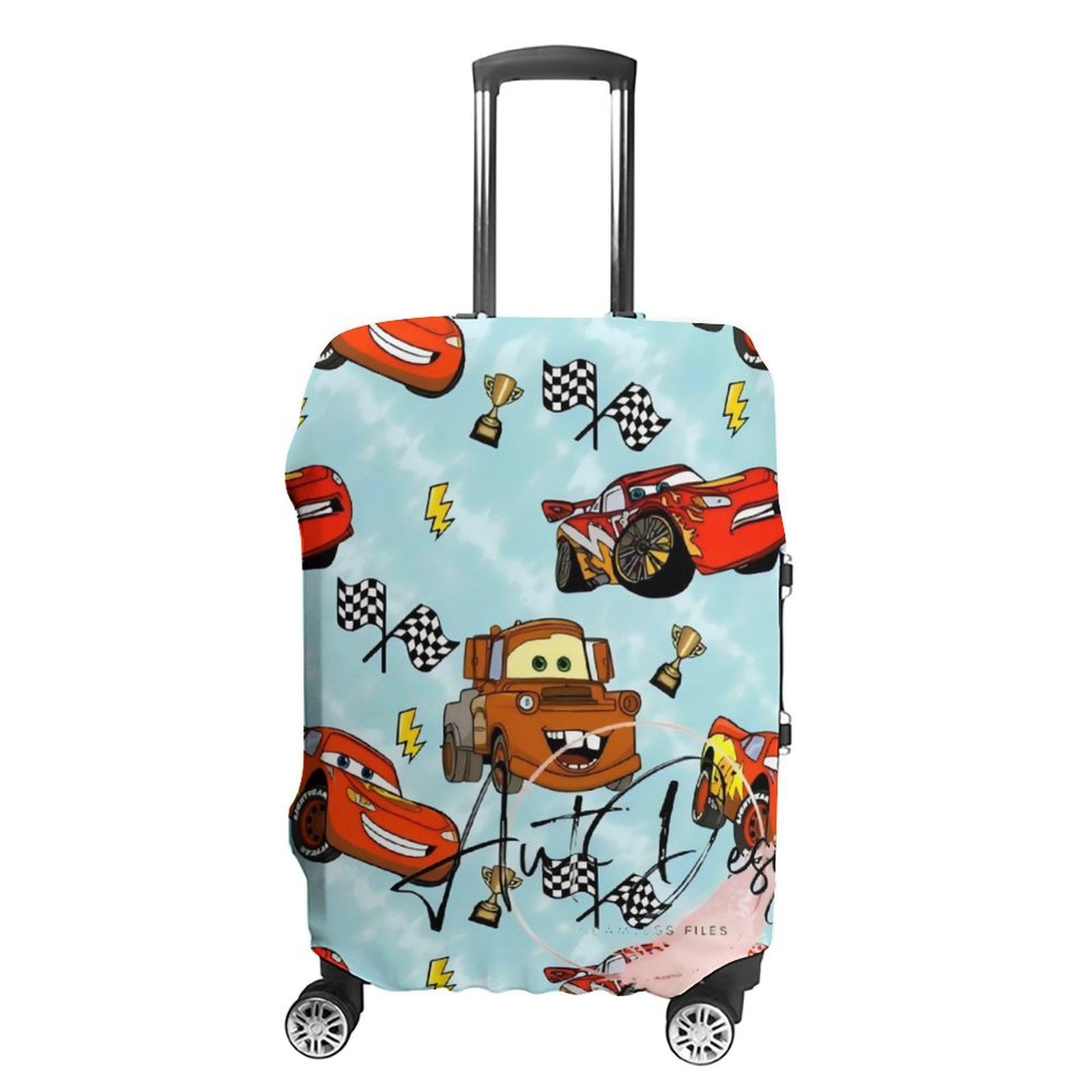 Lightning McQueen Travel Luggage Cover Luggage Cover fits XL suitcase ...