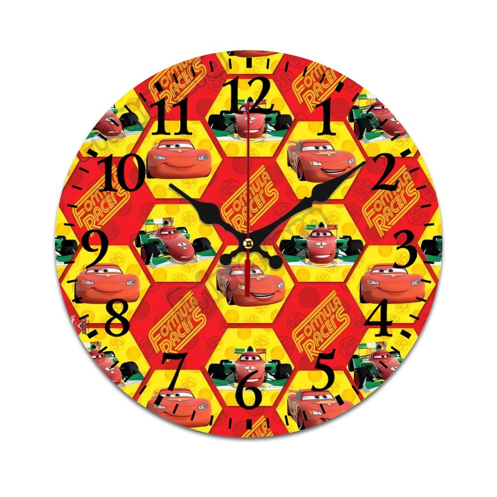 Lightning McQueen wall clocks battery operated decorative 34cm/13.39in - Walmart.com