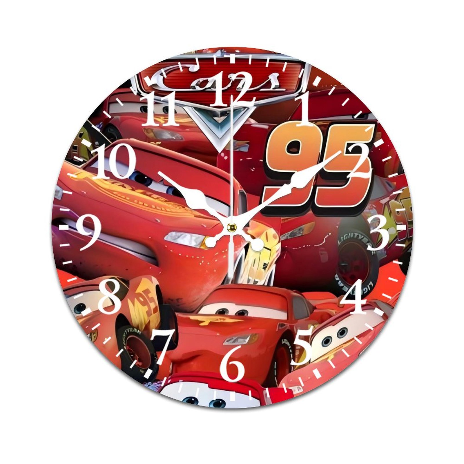 Lightning McQueen wall clocks battery operated decorative 34cm/13.39in - Walmart.com