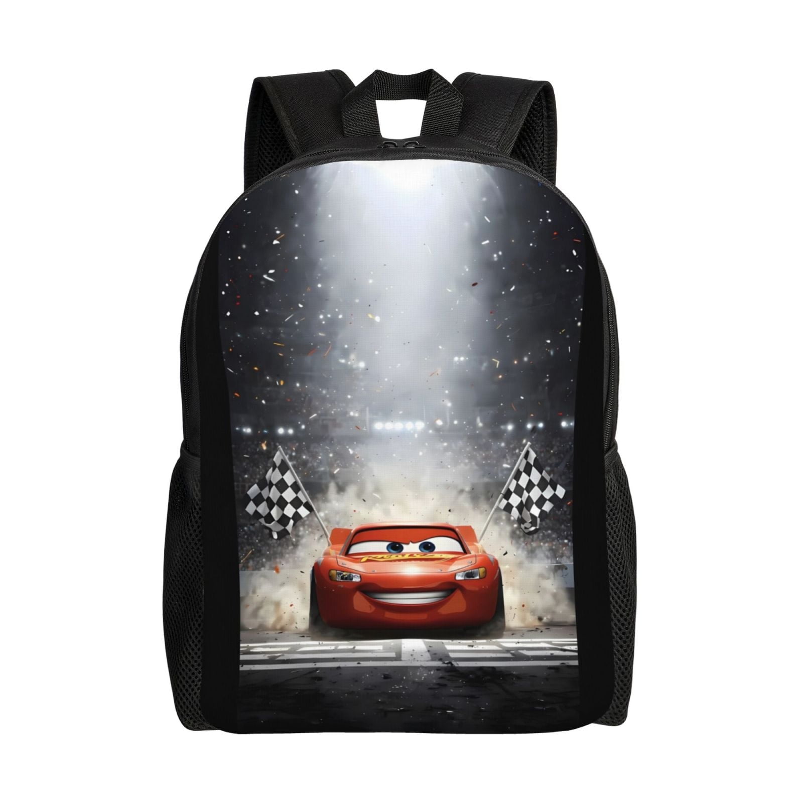 Lightning Mcqueen Backpack Basics Backpack for School, Study, Travel, Durable Classic Design ...
