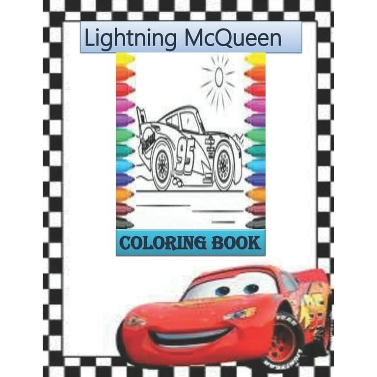 lightning mcqueen coloring book pages