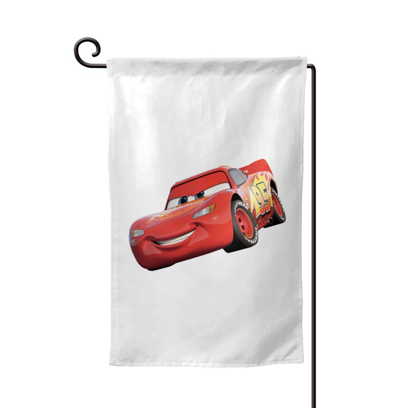 Lightning Mcqueen Garden Flag Double Sided Banners For Outdoor Indoor ...