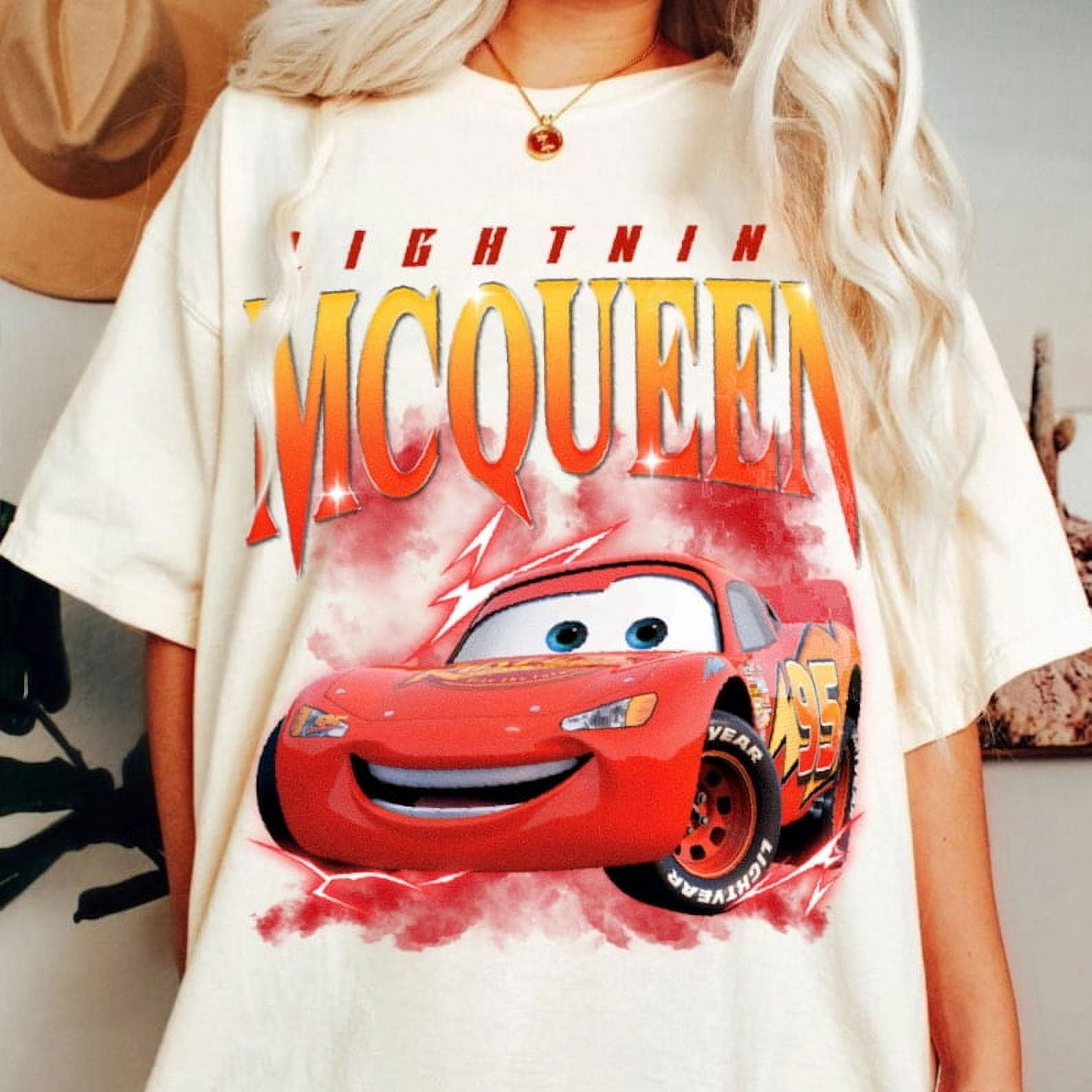 Lightning Mcqueen And Sally Couple Comfort Color T-Shirt, Prince Frog ...