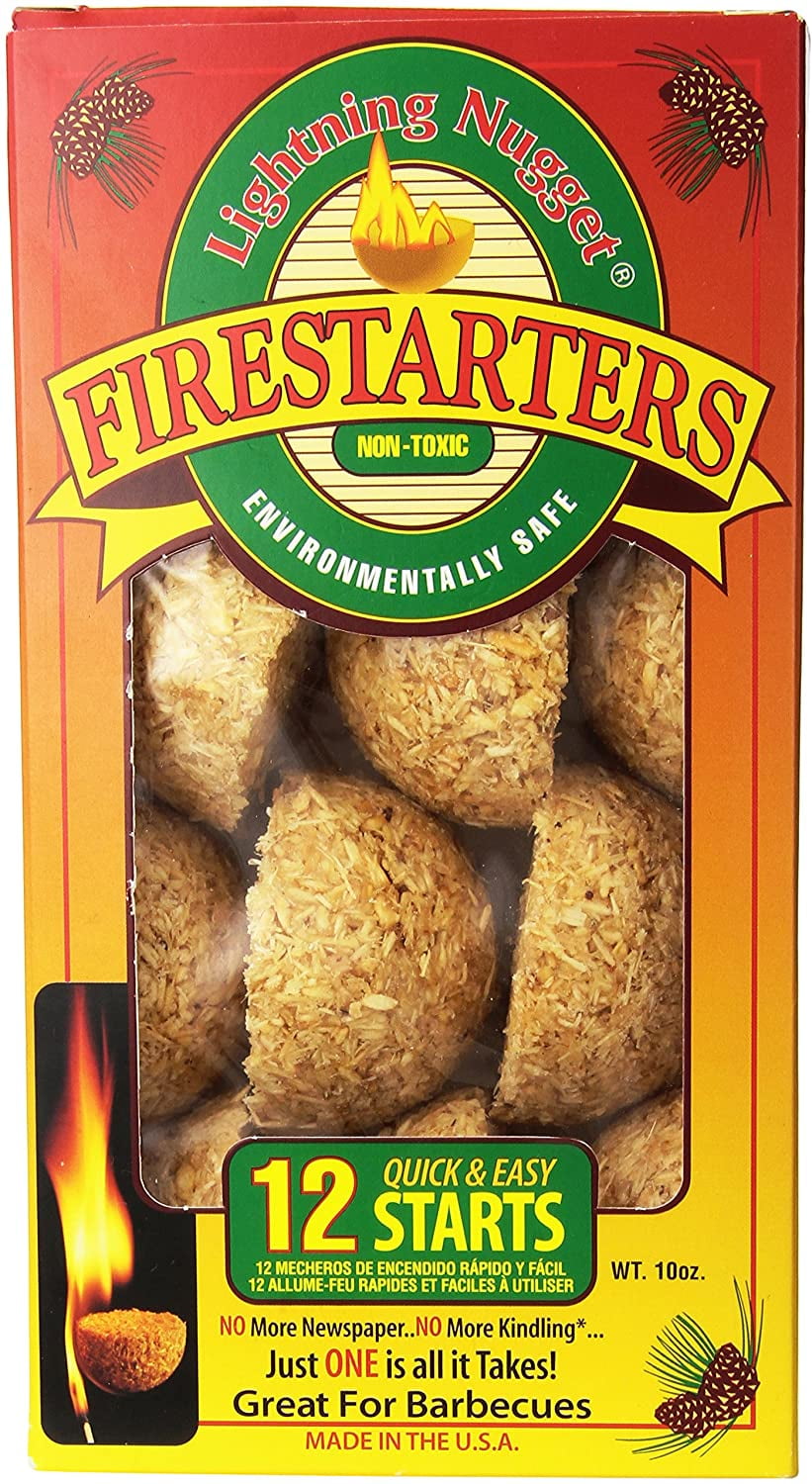 Lightning Nuggets Firestarters: All Natural, no chemicals, made from ...