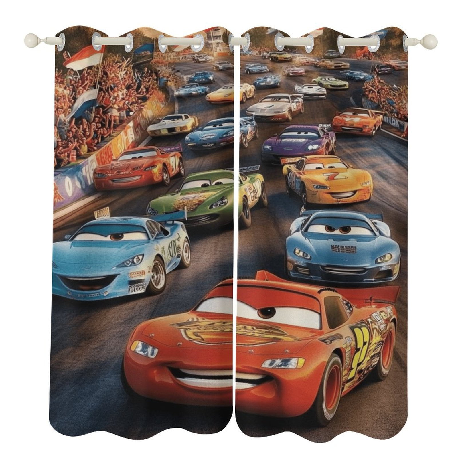 Lightning Pattern Race Car Suitable for Living Rooms with Perforated ...