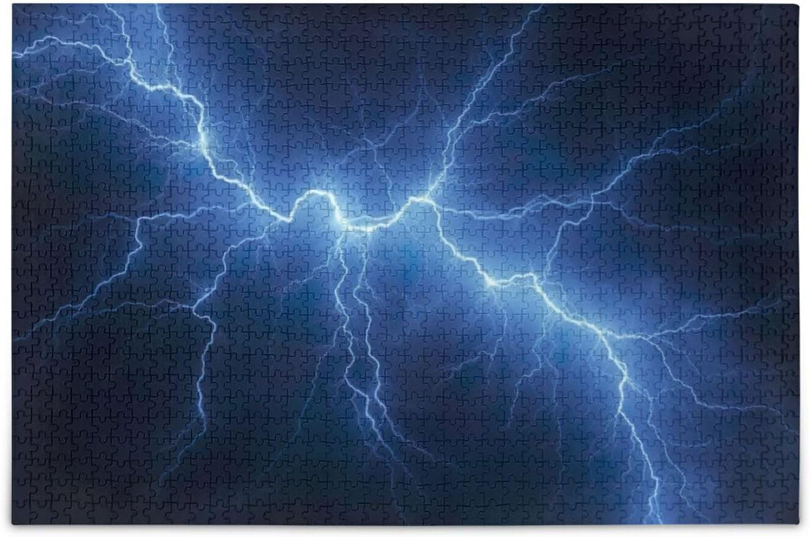 Lightning Puzzles for Adults 500 Piece, Intellectual Educational ...
