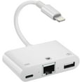 Lightning to RJ45 Ethernet Adapter Network Adapter, with Charge Port ...