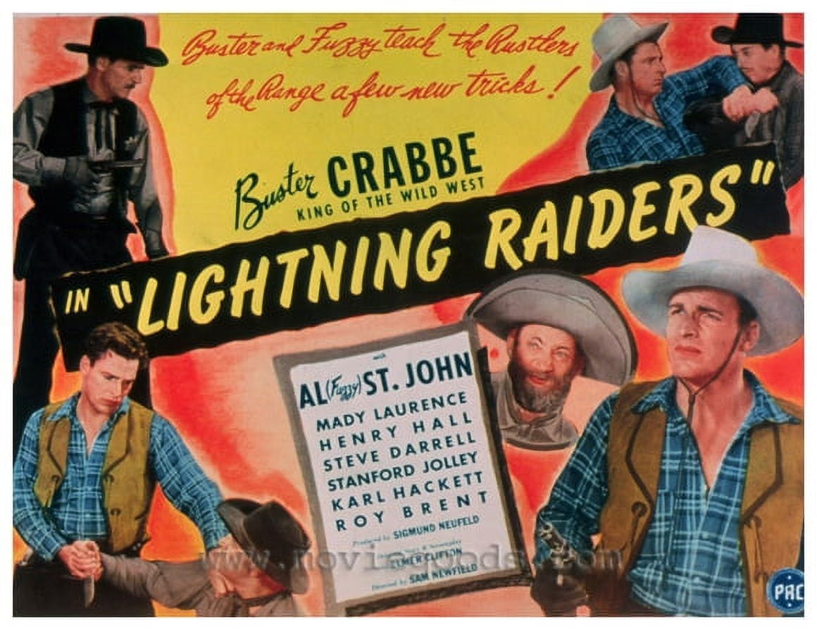 Lightning Raiders - movie POSTER (Style A) (11" x 14") (1945) - Walmart.com