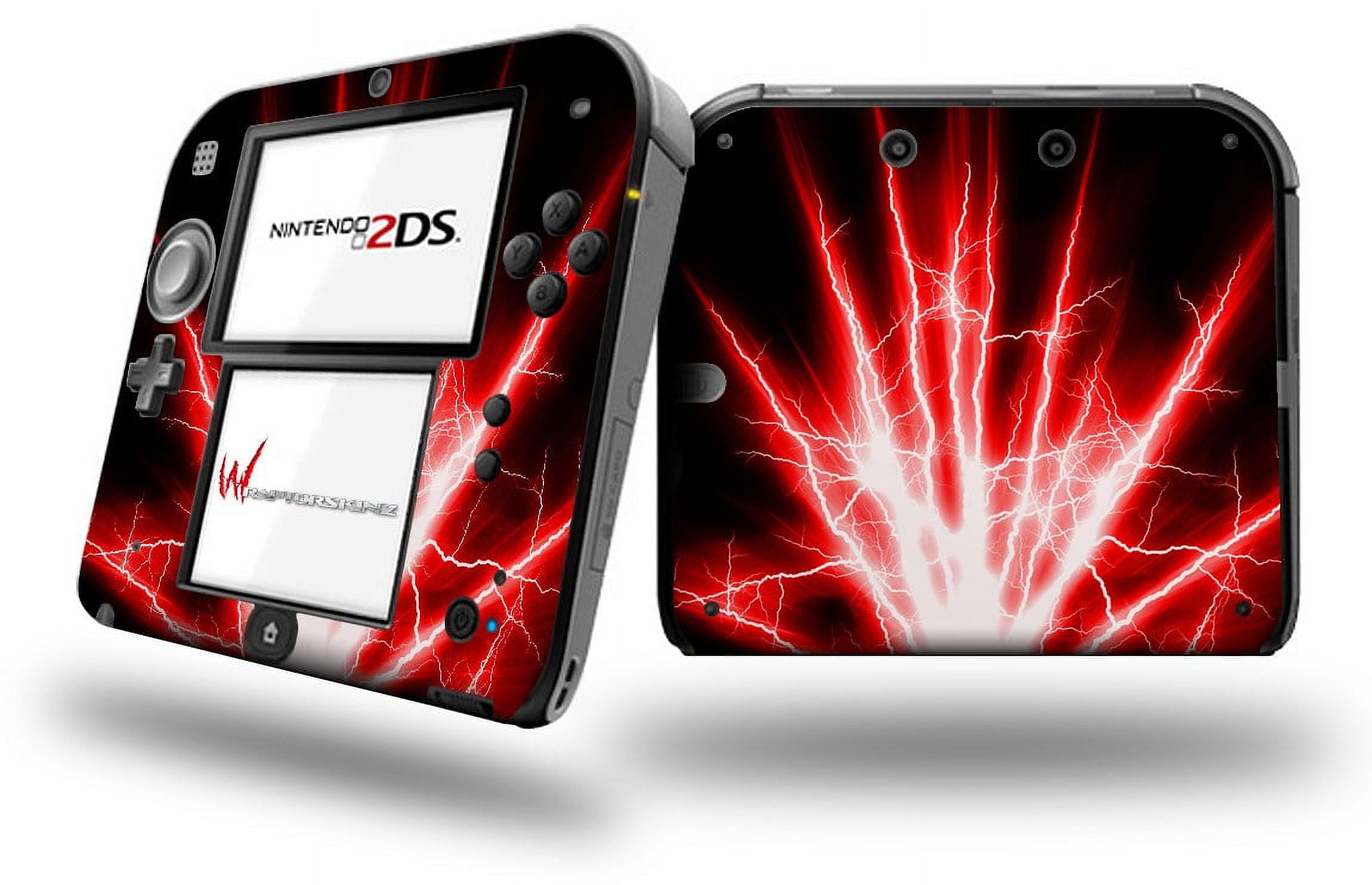 Lightning Red - Decal Style Vinyl Skin fits Nintendo 2DS - 2DS NOT ...