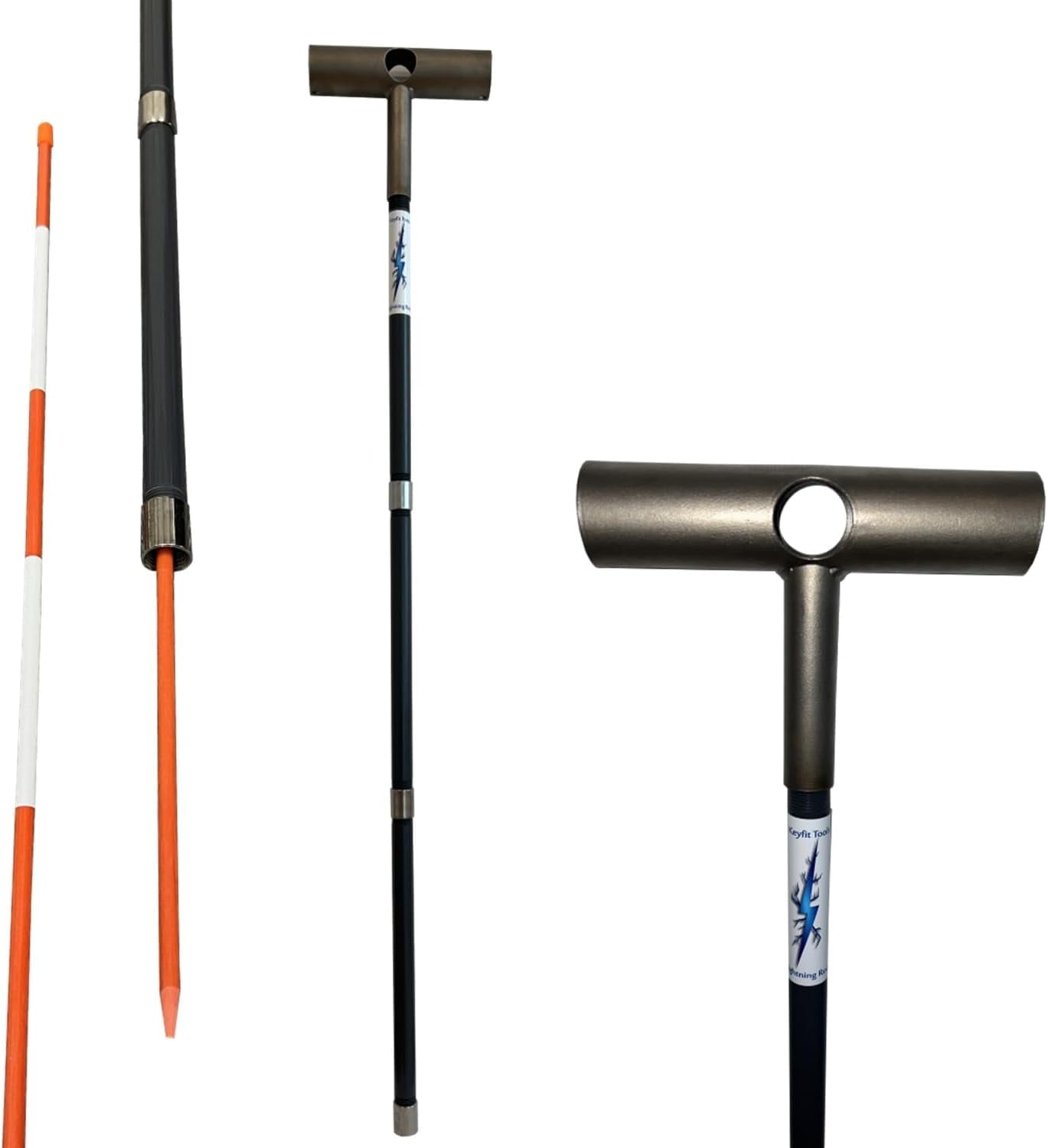 Lightning Rod Driveway Markers Installation Tool Snow Plow Stakes ...
