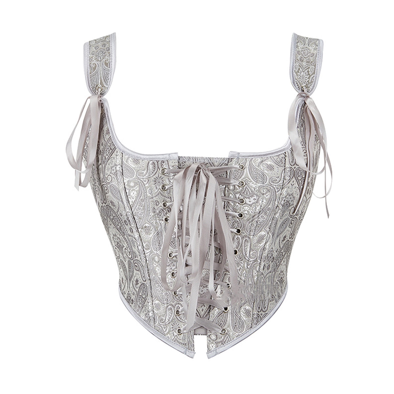 Lightning Sale RbCulf Renaissance Costume Crop Tank Tops for Women Fish ...