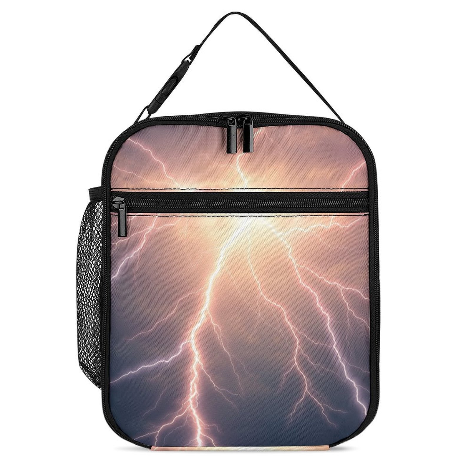 Lightning Sky Bright Lunch Bag Women Portable Bento Box for Outdoor ...