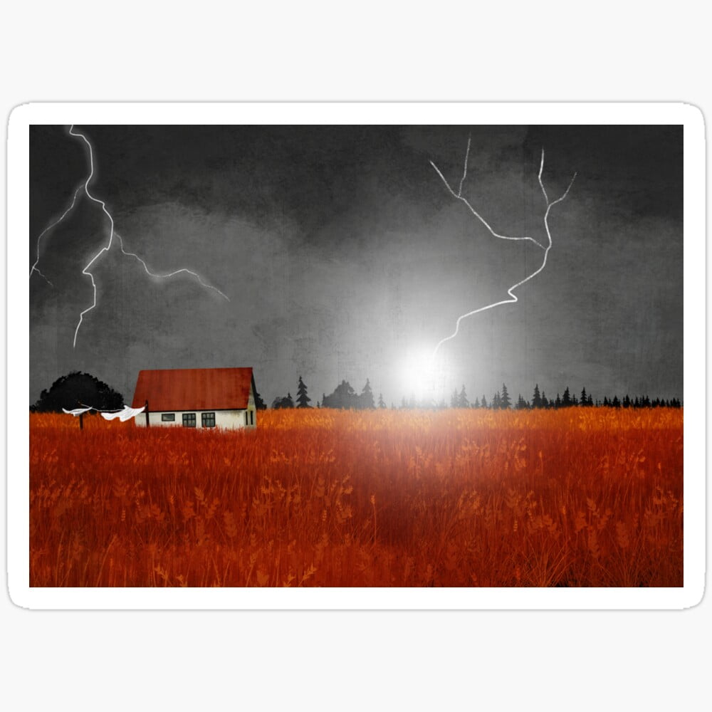 Lightning Strike Sticker Phone Decal Water Bottle Stickers Car Decals ...