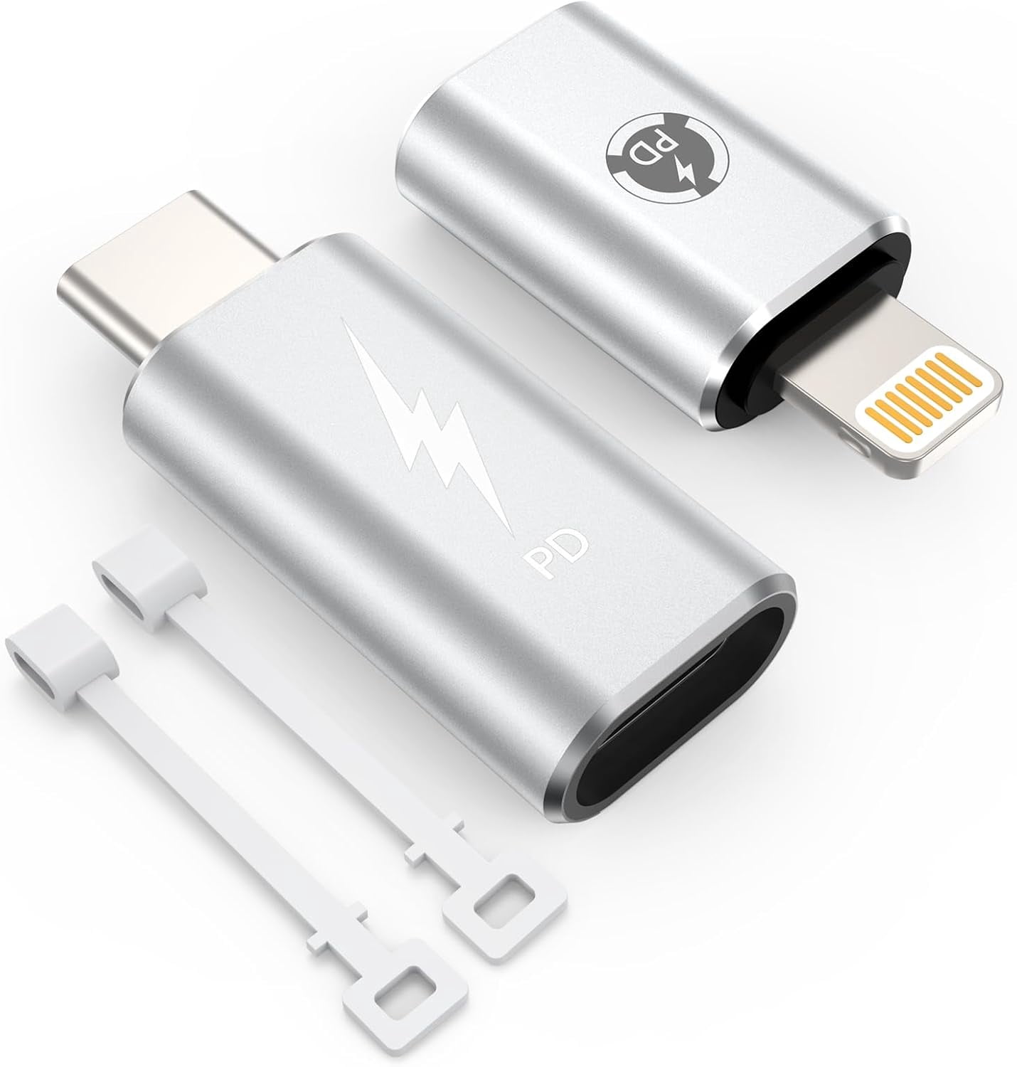 [Lightning to USB C&[USB C to Lightning] Adapter, PD Fast Charging ...
