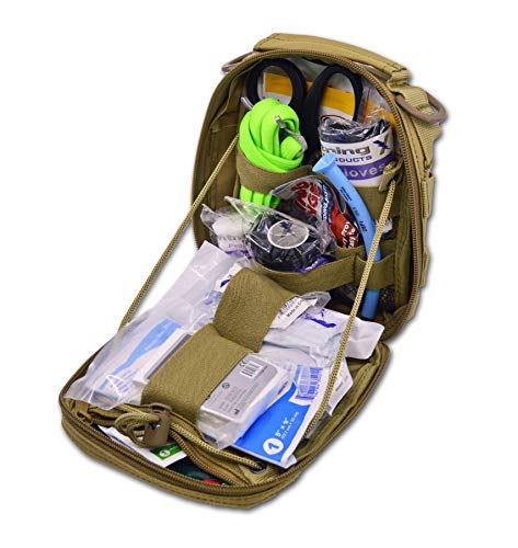 Lightning X Gunshot Trauma/Hemorrhage Control Kit in MOLLE IFAK Pouch ...