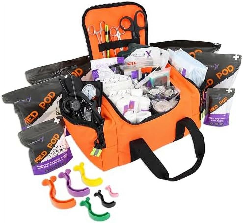 Lightning X Value Compact Medic First Responder EMS/EMT Stocked Trauma Bag /Standard Fill Kit B ...
