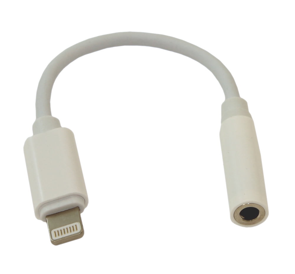 Lightning to 3.5mm Headphone Audio Adapter Jack - Walmart.com