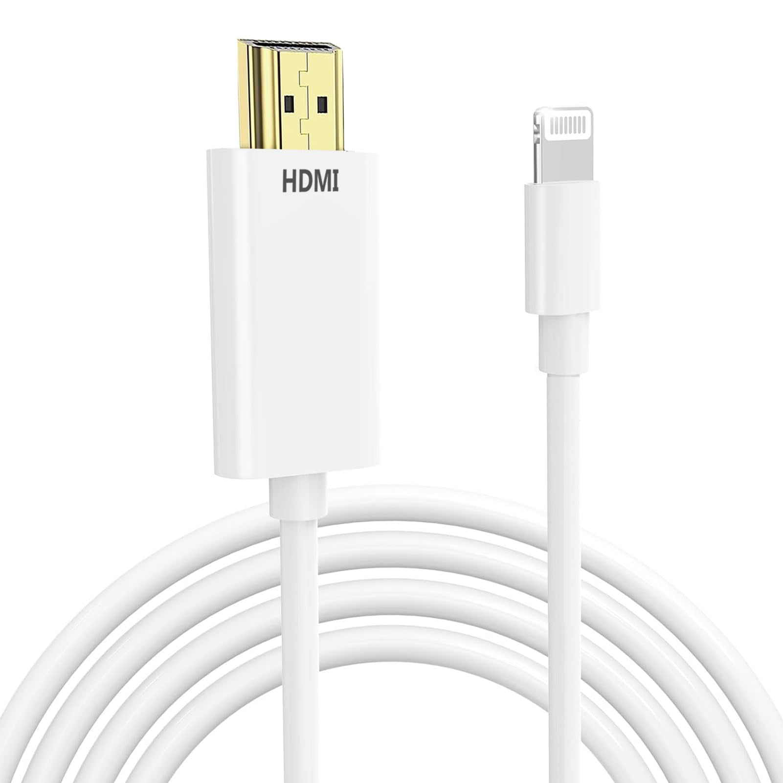 Lightning to HDMI Cable for iPhone Digital AV Adapter 1080P HD Video ...