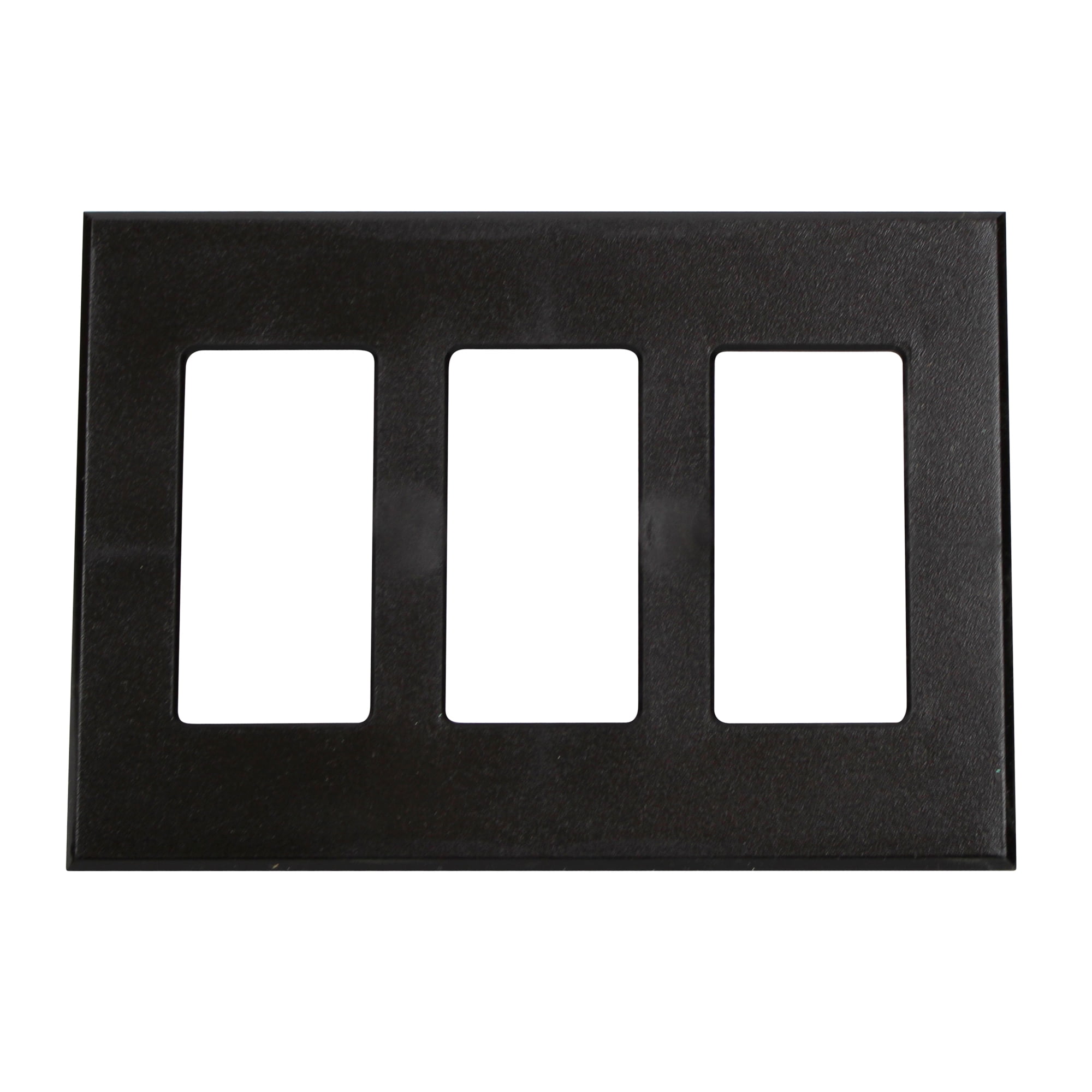 Lightolier Controls FB3SBR Multi 3 Gang Faceplate Wall Plate, Brown ...