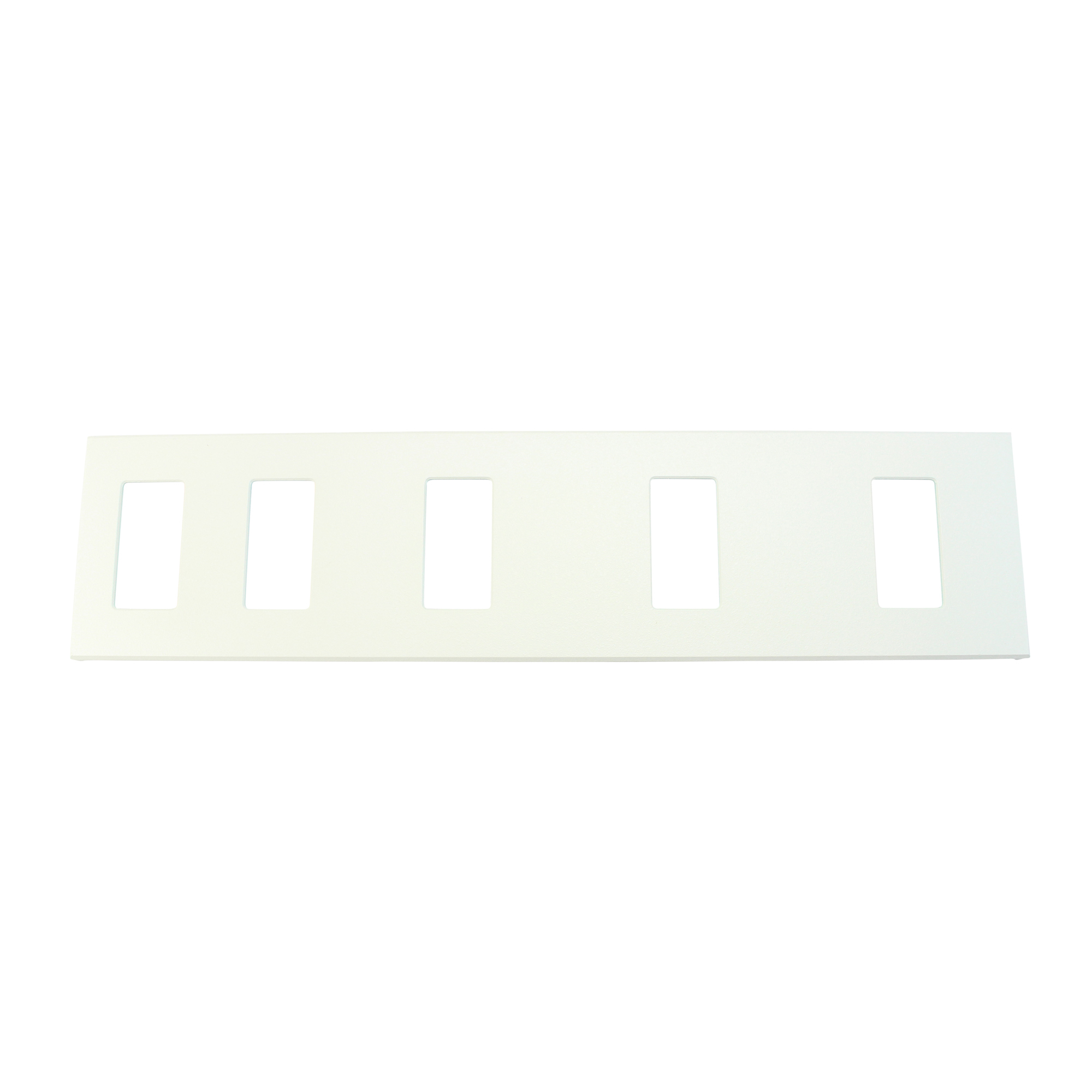 Lightolier Controls NFB5SSLLLW Multi 5 Gang Faceplate NFB, White ...
