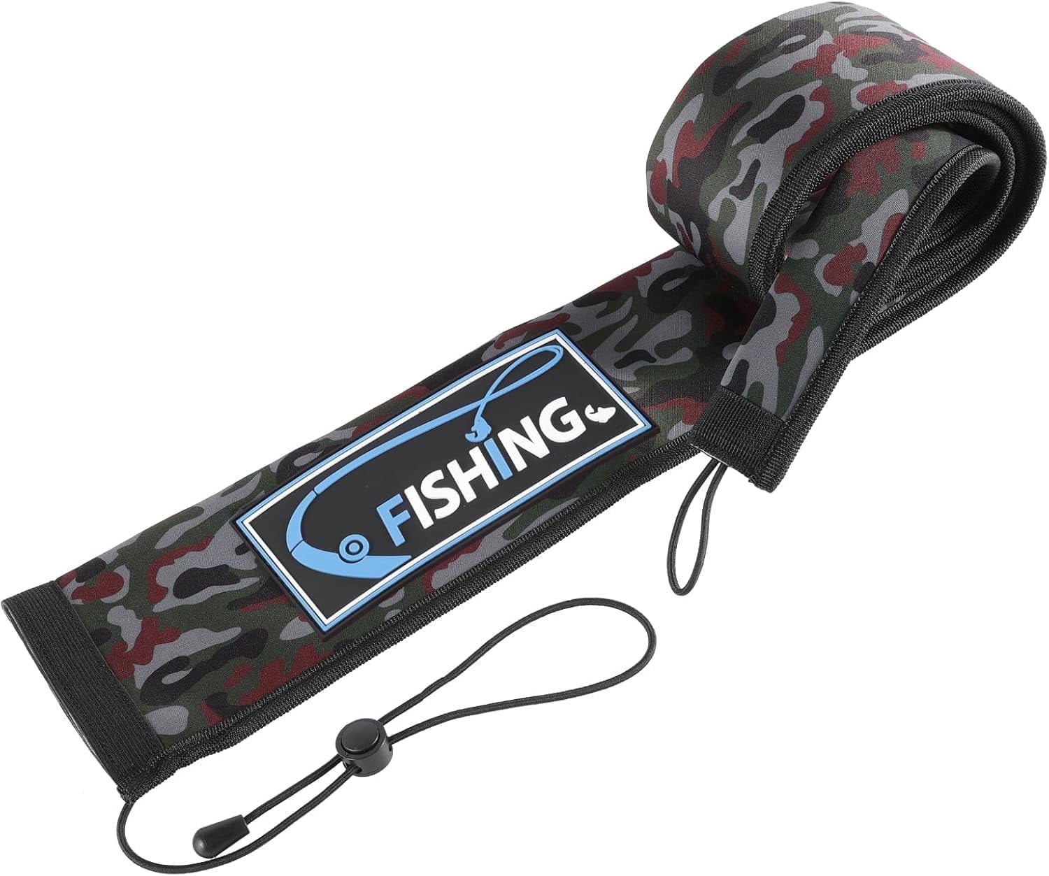 Lightproof Neoprene Fishing Rod Sleeve - Fishing Rod Cover for Storage ...