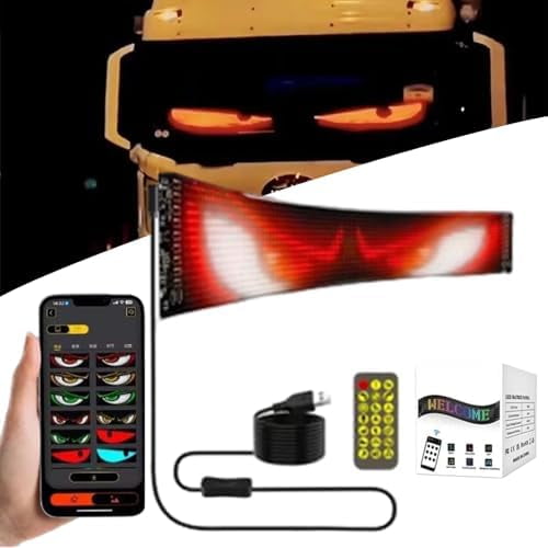 Lightride, Lightride Devil Eyes, Windshield Eyes Animated Led, Dynamic ...