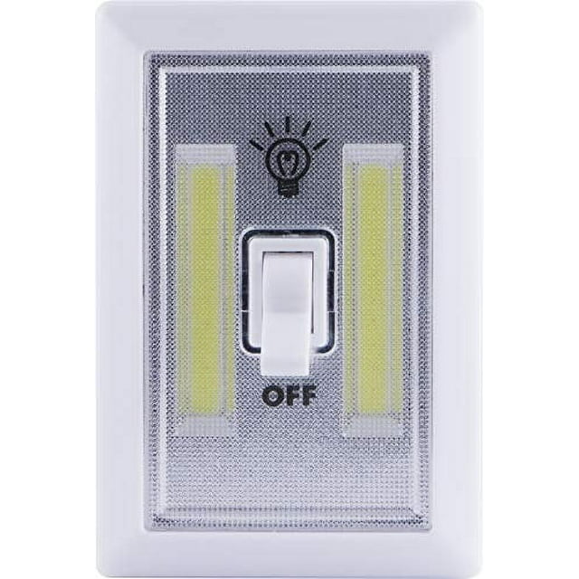 Lights By Night Wireless LED Light Switch, Battery Operated, 100 Lumens ...