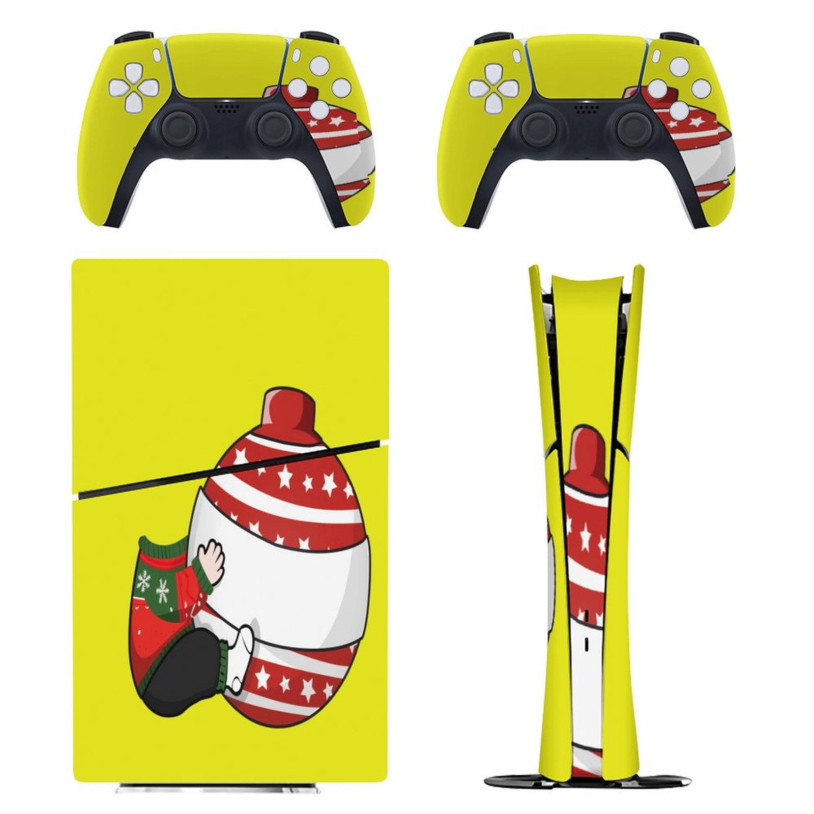 Lights, Christmas PS5/PS5 Slim Digital Disc Skin Sticker For Console ...