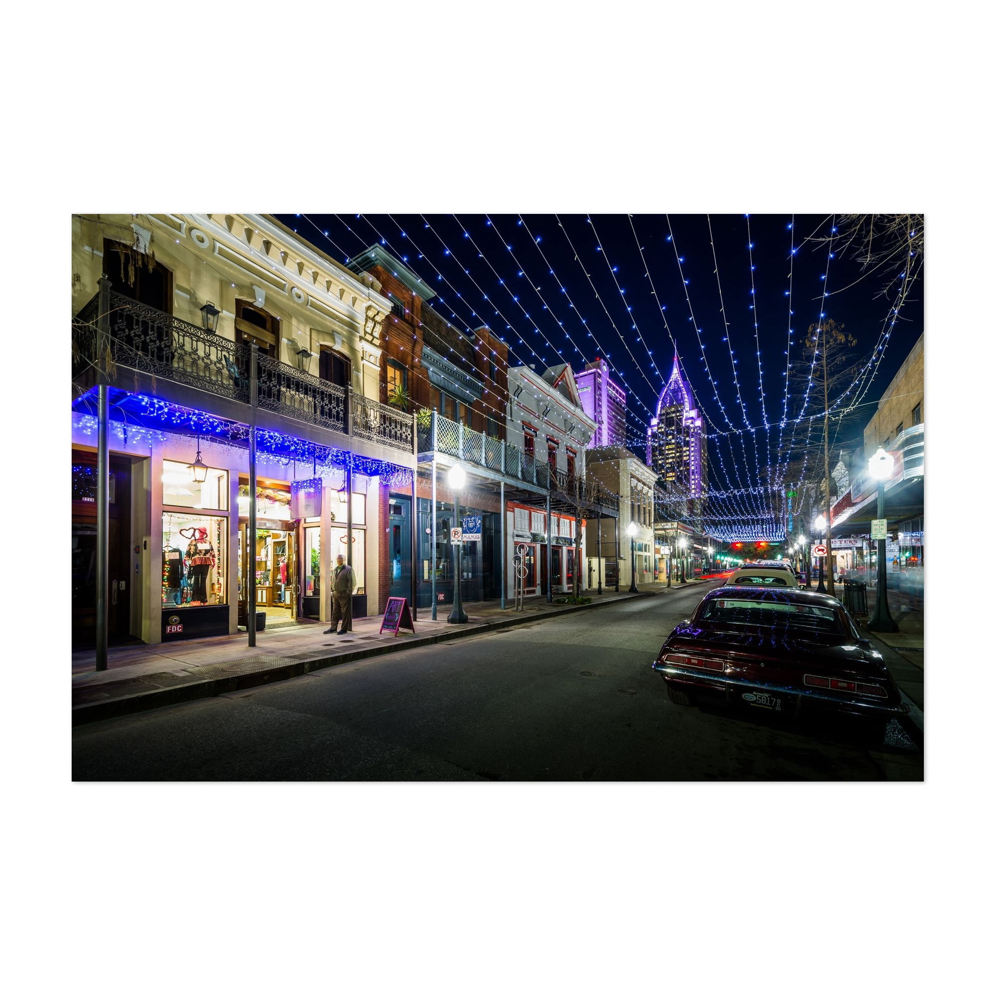 Lights on Dauphin 02 - Mobile Alabama Photography City Nightlife Street ...