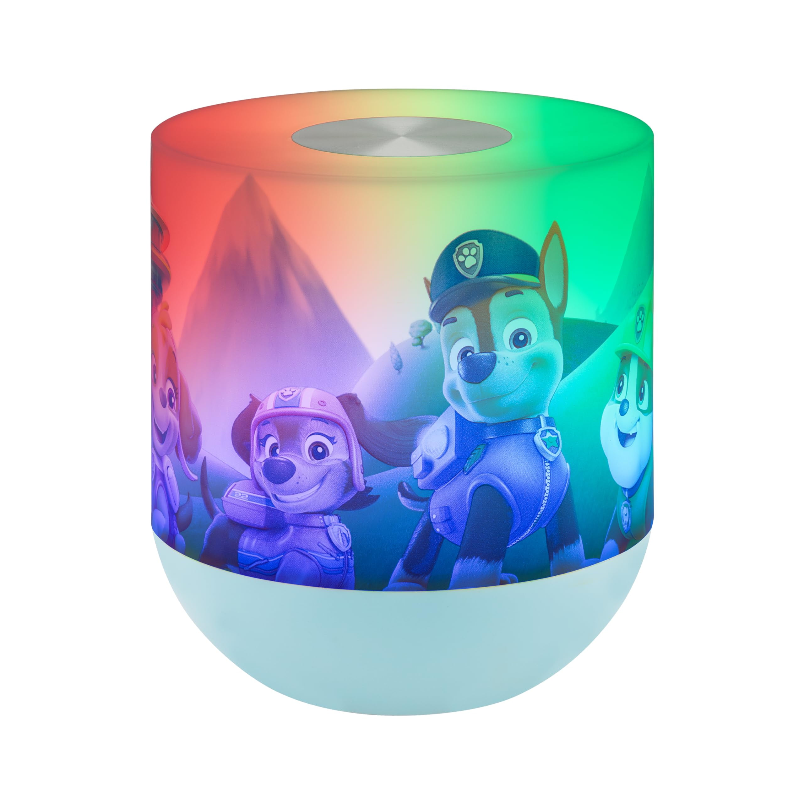 Lights By Night Paw Patrol Tabetop Lamp Color-Changing Dimmable White ...