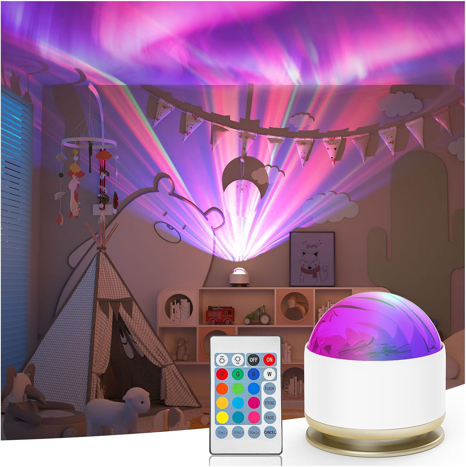 Lights Projector, 13 Colors Night Light Projector for , 3 Timers ...