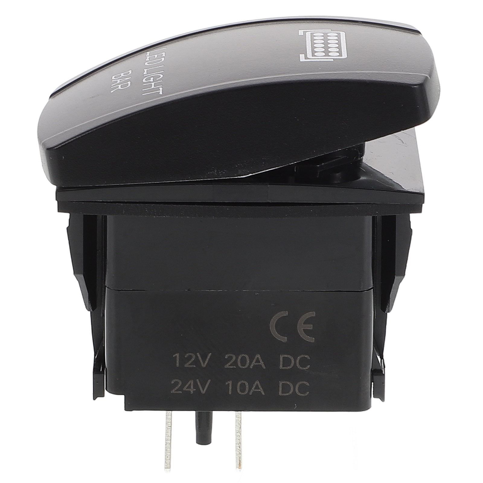 WHAMVOX Black Plastic Waterproof Rocker Switch for Car with High ...