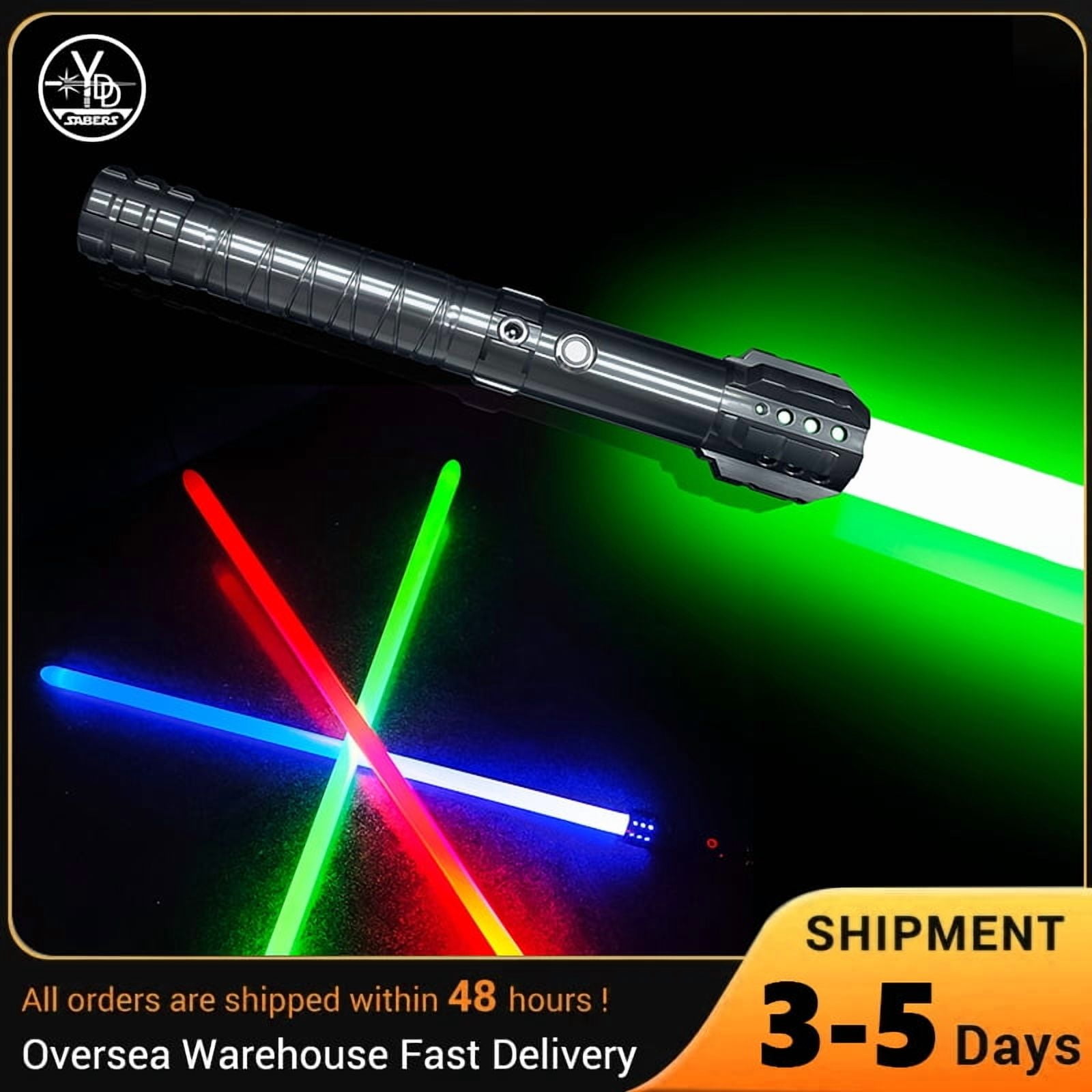 YDD Dueling Lightsaber,12 RGB Colors,7 Sound Modes ,Metal Aluminum ...