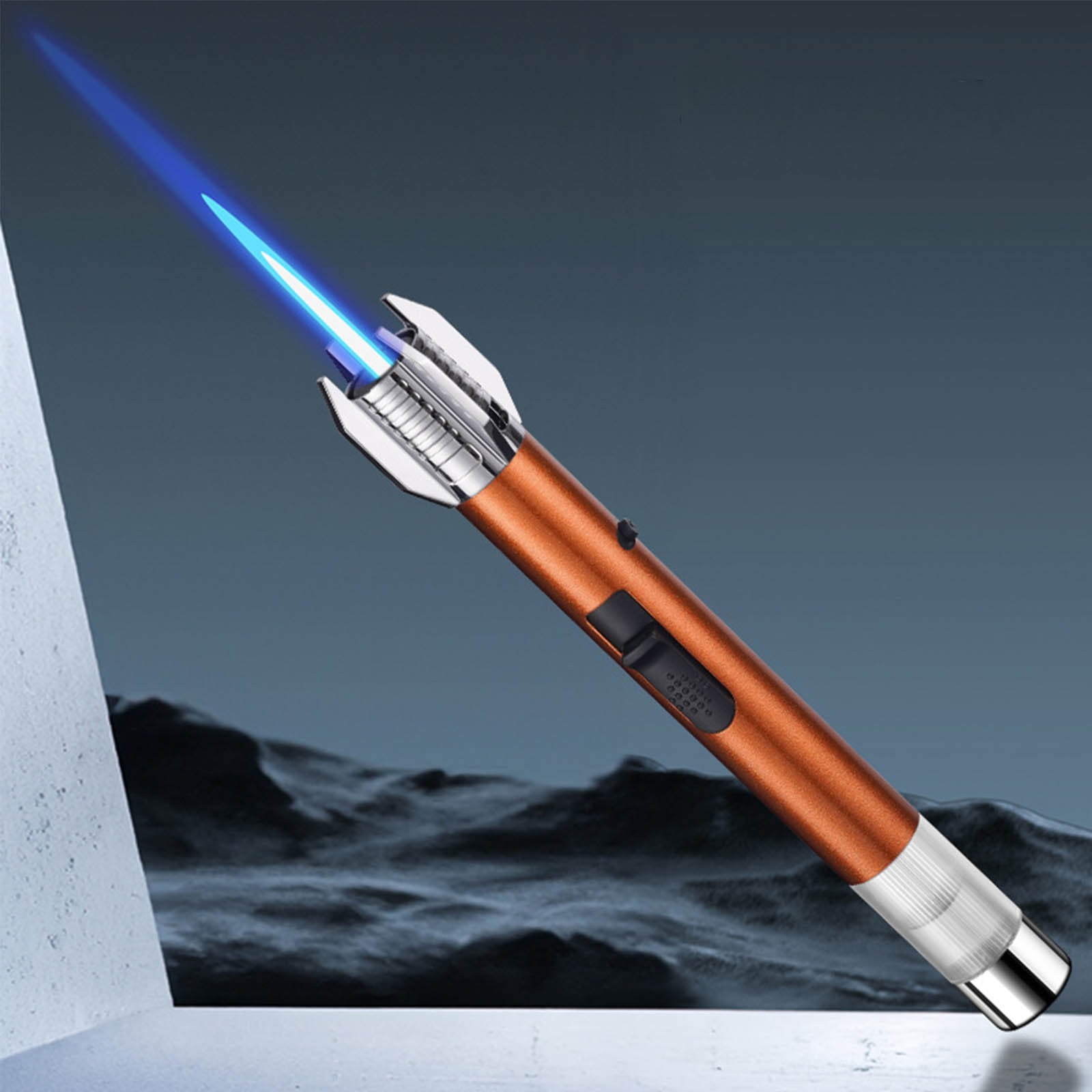 Lightsaber Kitchen Butane Torch Lighter - Metal Large Fire Windproof ...