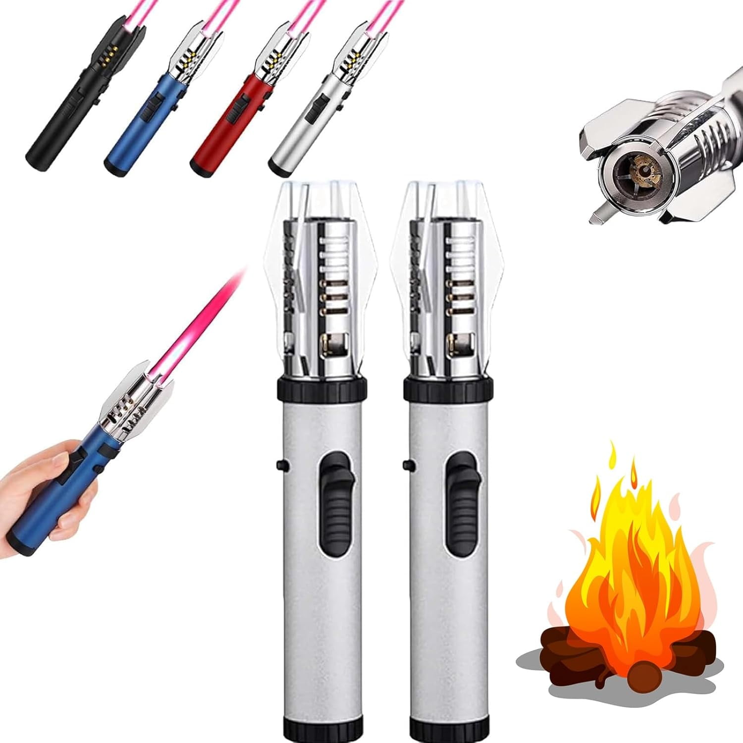 Lightsaber Lighters Torch, Camping Outdoor Windproof Straight Flame ...