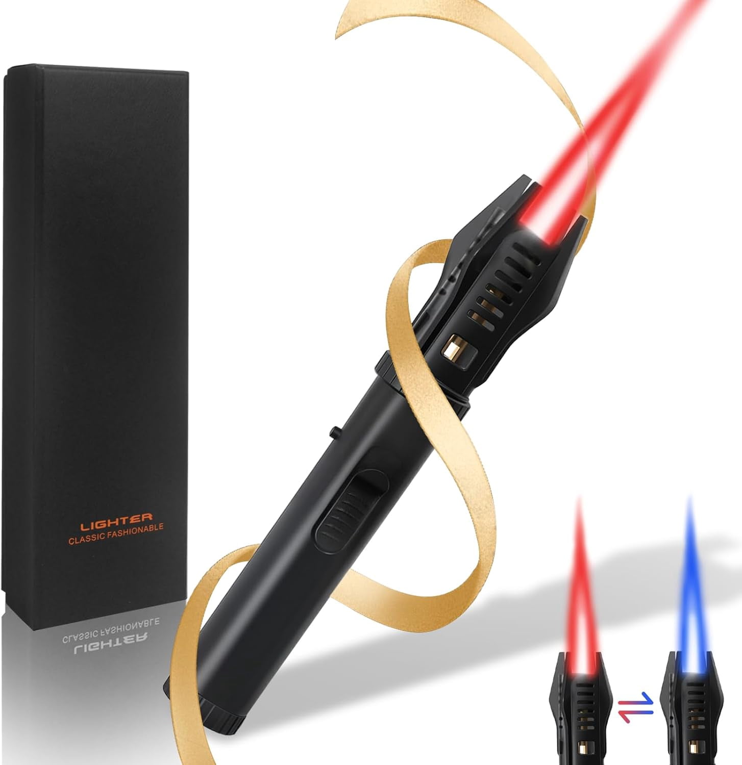 Lightsaber Torch Lighter – Butane fillable Kitchen Torch, Adjustable ...