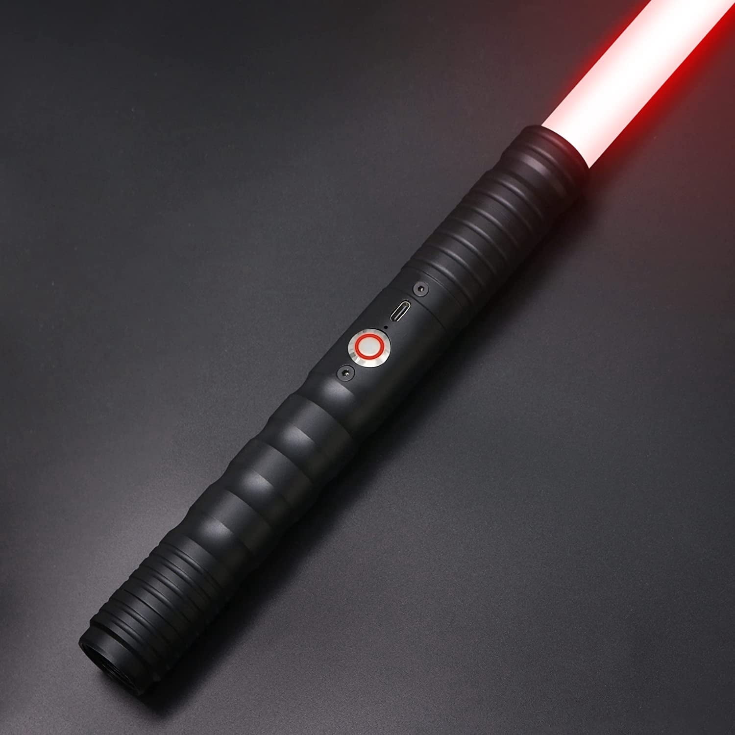 Jvmusabers RGB Lightsaber, 12 Colors, 4 Sound Modes, Metal Handle, 78cm ...