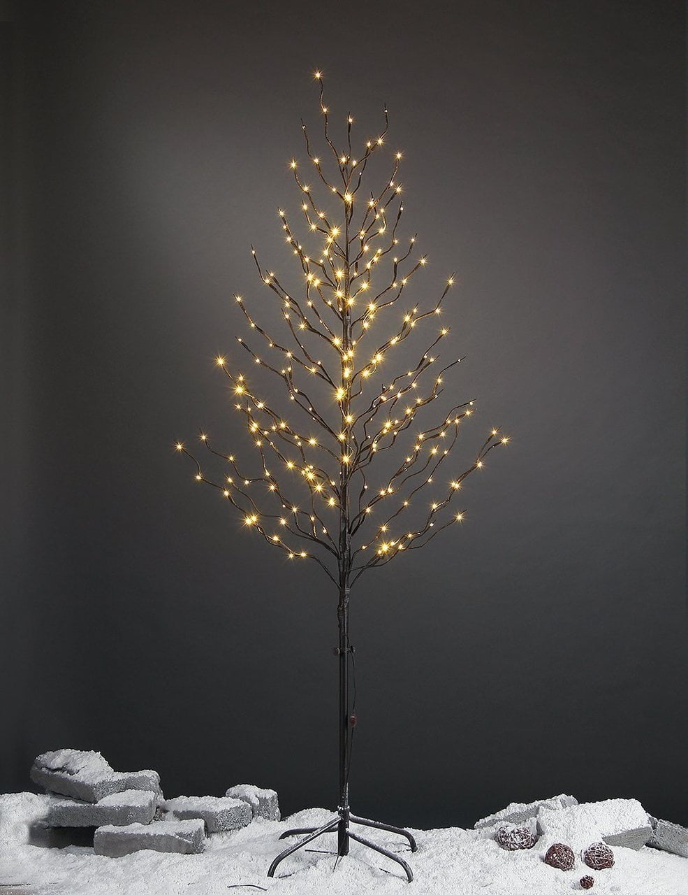 Lightshare 6 ft. 240 LEDs Star Light Tree, Warm White - Walmart.com
