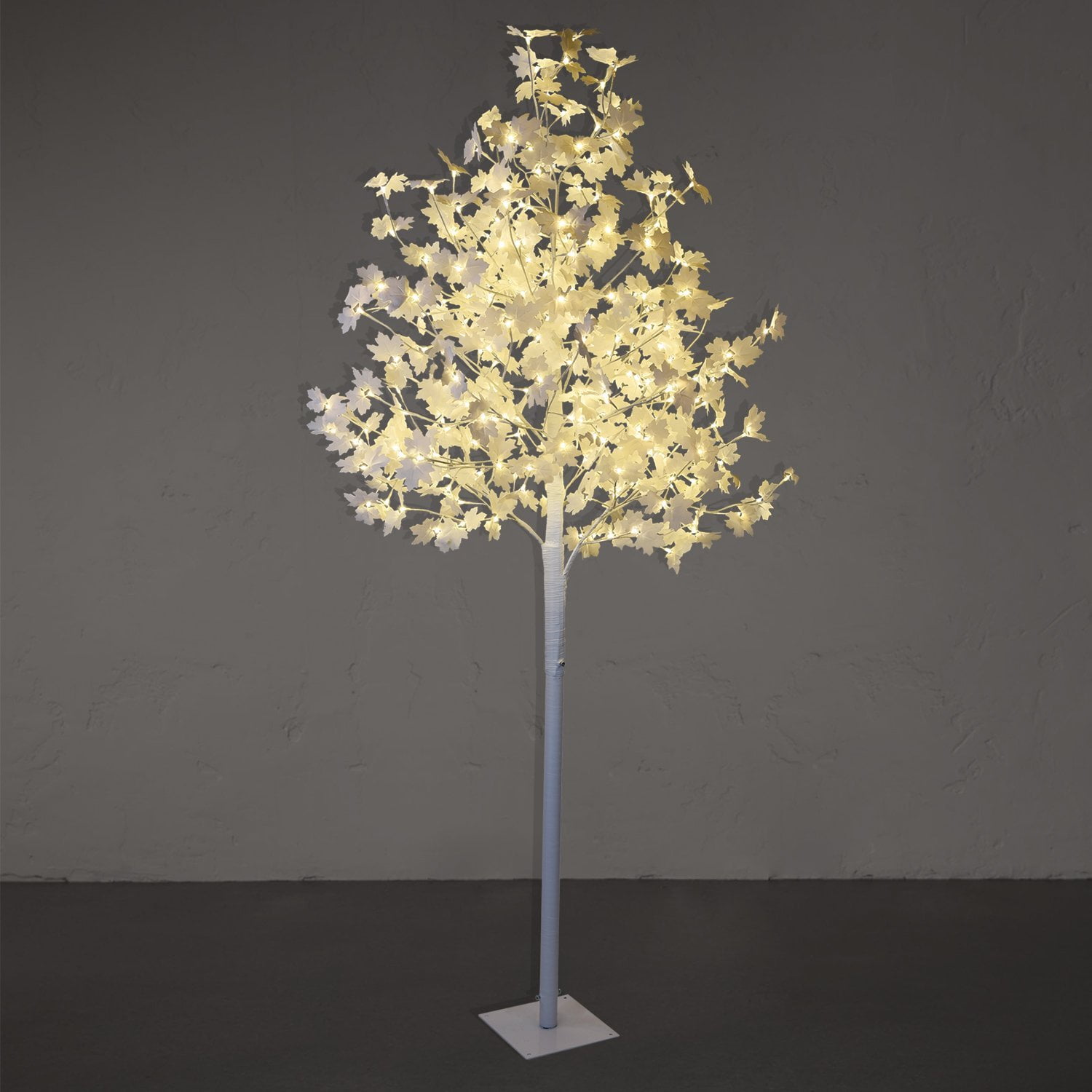Lightshare 8FT White Maple Tree with 264L, warm white and clear white ...