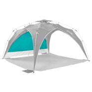 Costway 10'x9' UPF50+ Family Beach Portable Sun Tent Canopy Roof w/ 4 ...