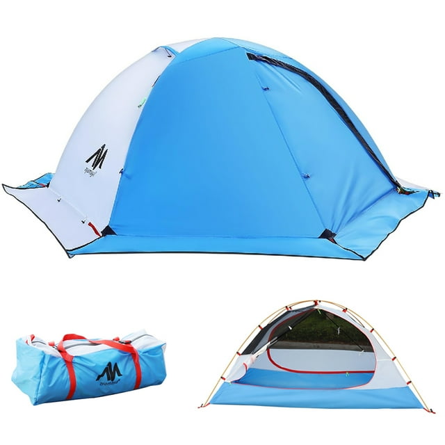 Lightweight 2-Person Backpacking Tent, IC ICLOVER Waterproof Two Doors ...