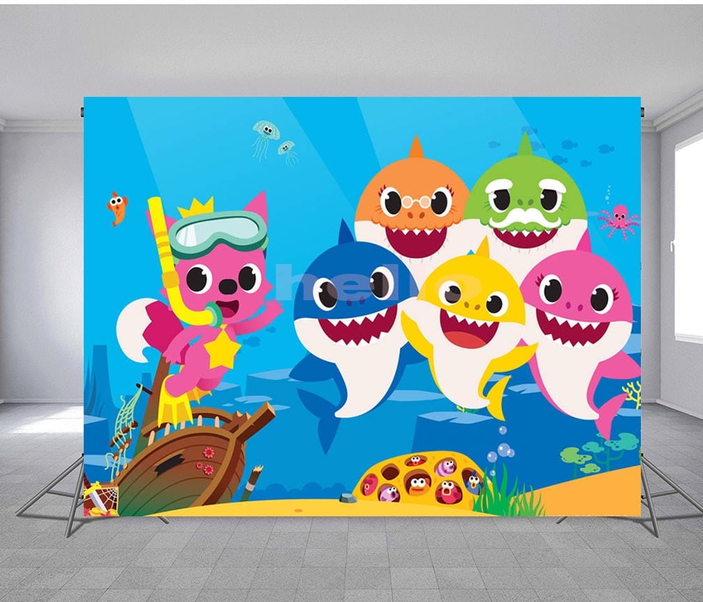 Lightweight 7x5feet Vinyl Party Backdrop, Blue - Walmart.com